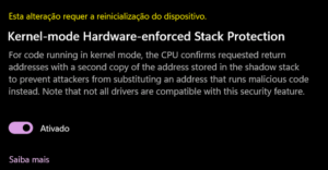 Como Ativar o Isolamento de núcleo para resolver “Kernel-mode Hardware ...