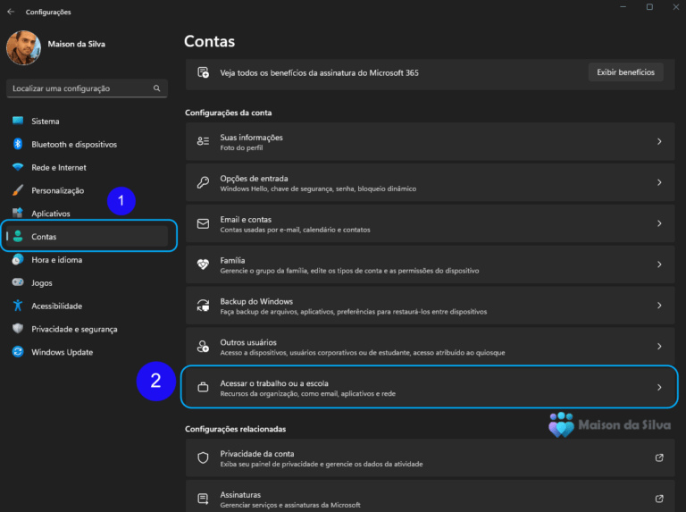 Como remover uma conta corporativa ou de estudante no Windows 10/11 – Maison da Silva